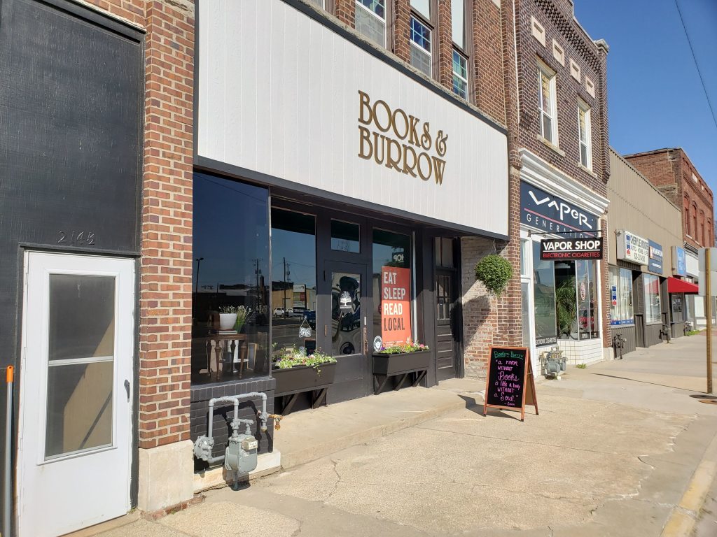 Books & Burrow exterior - Explore Crawford County, Kansas